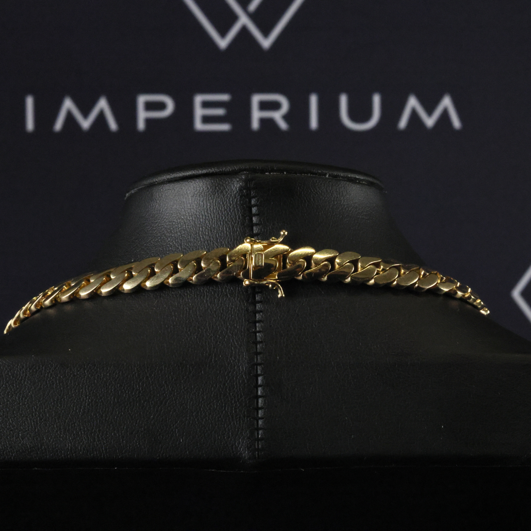 12mm Solid Gold Miami Cuban Link Chain - Imperium