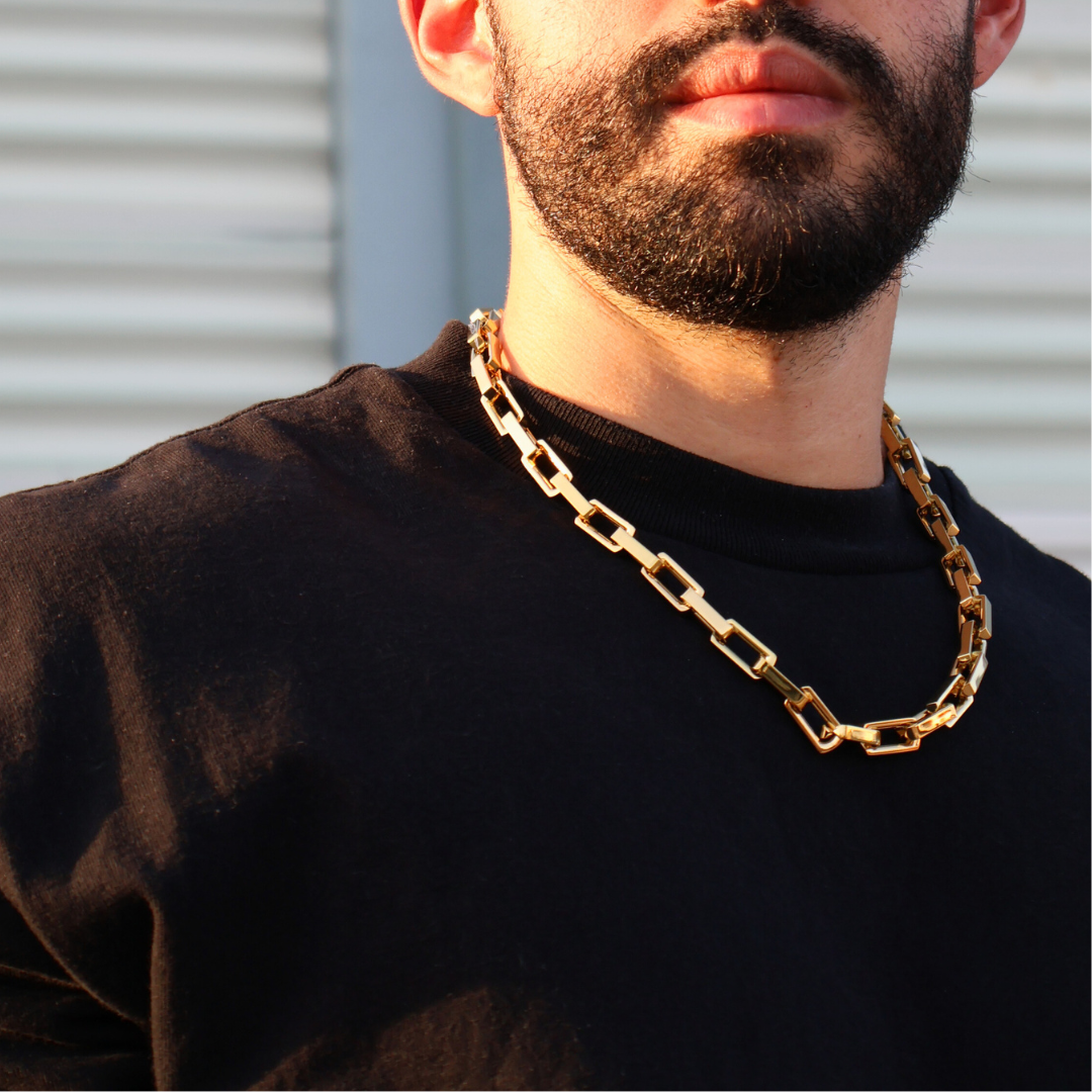 10mm Gold Anchor Chain for Boats - Imperium